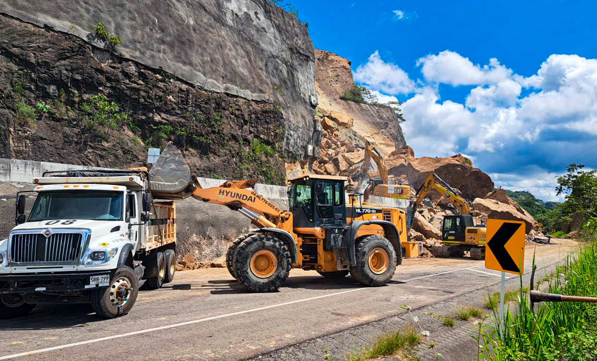 remoción de 1,000 m³ de roca avanza